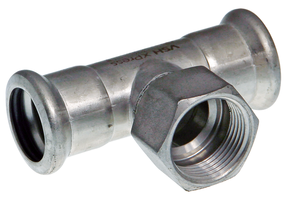 VSH XPress 304 Té mixte taraudé FFF 18x18xRp1/2