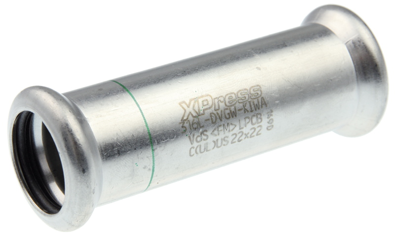 VSH XPress Stainless slip coupling (2 x press)