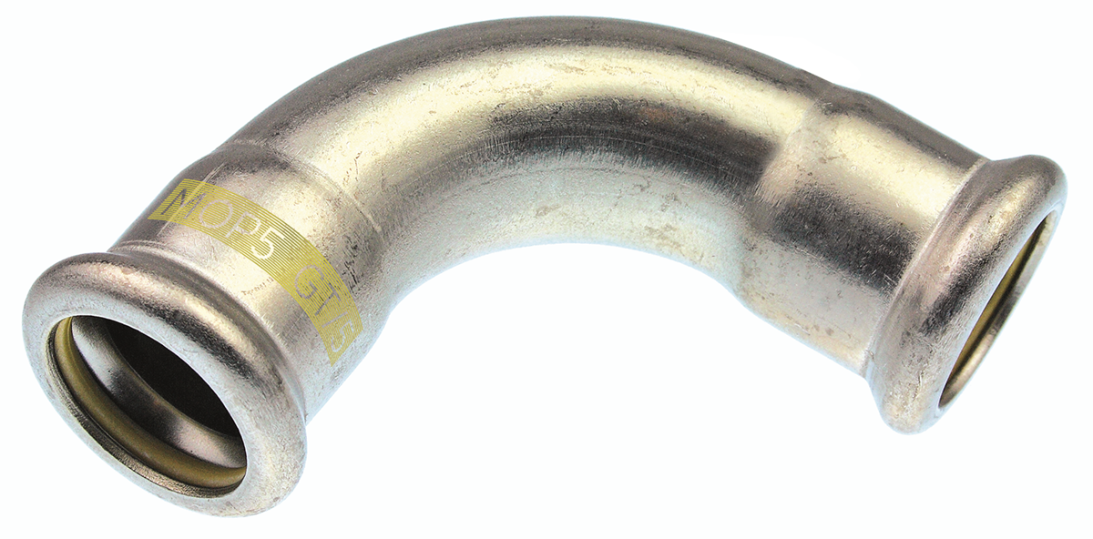 VSH XPress Edelstahl Gas Bogen 90° (2 x Press)