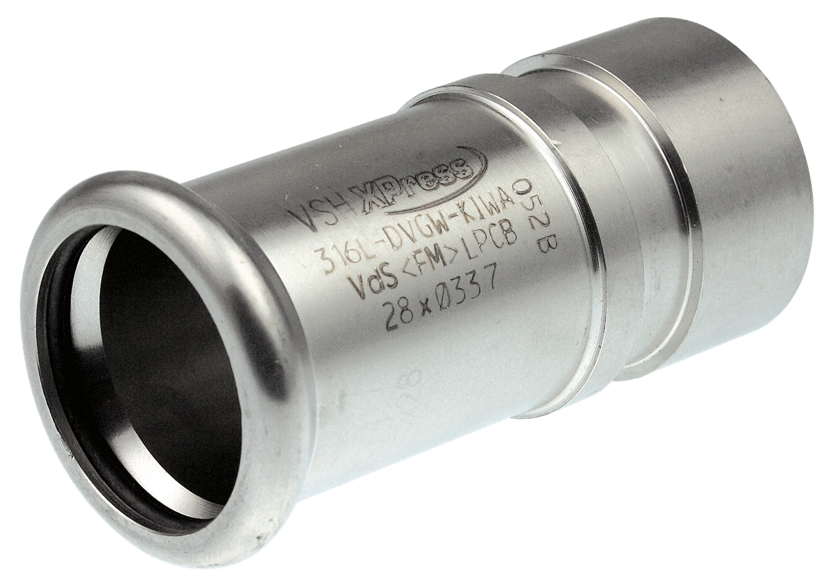 VSH XPress Stainless groove connector (press x groove)