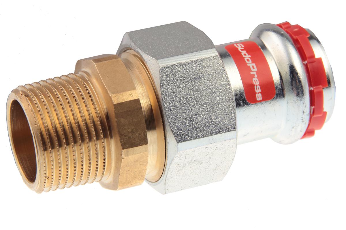 VSH SudoPress Carbon straight union (press x male thread)