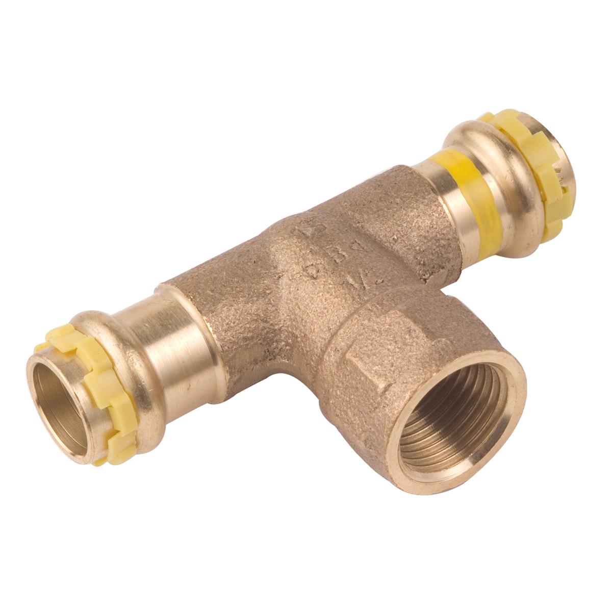 VSH SudoPress Copper Gas T-piece female thread FFF 54x54xRp1/2"