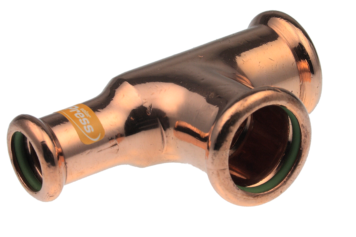 XPress Koper Solar T-stuk verloop FFF 35x22x28