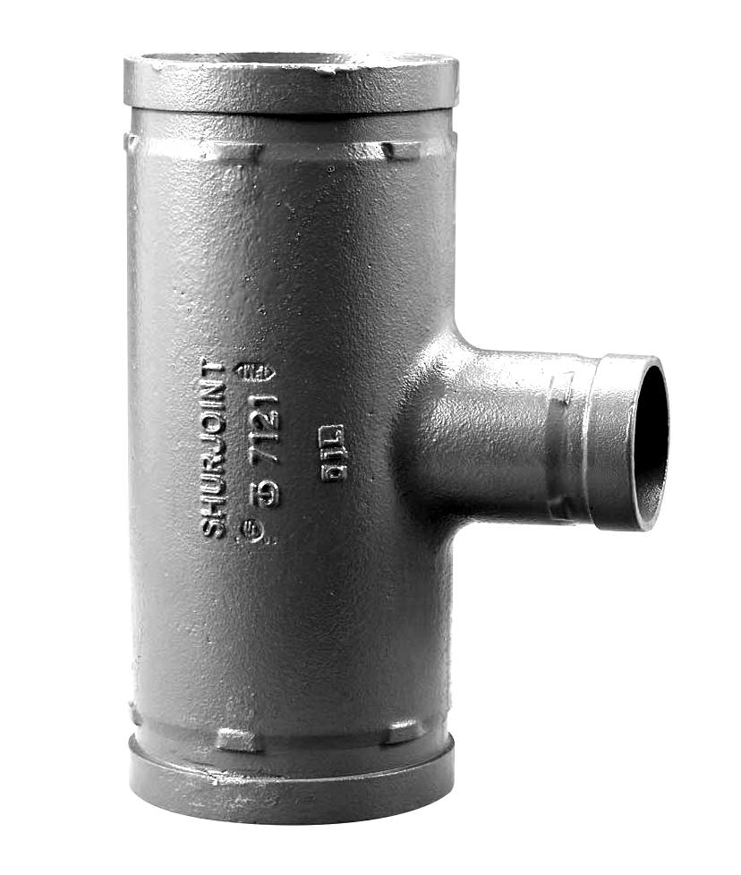 VSH Shurjoint reducing tee MMM 60.3x33.7x60.3 galvanized