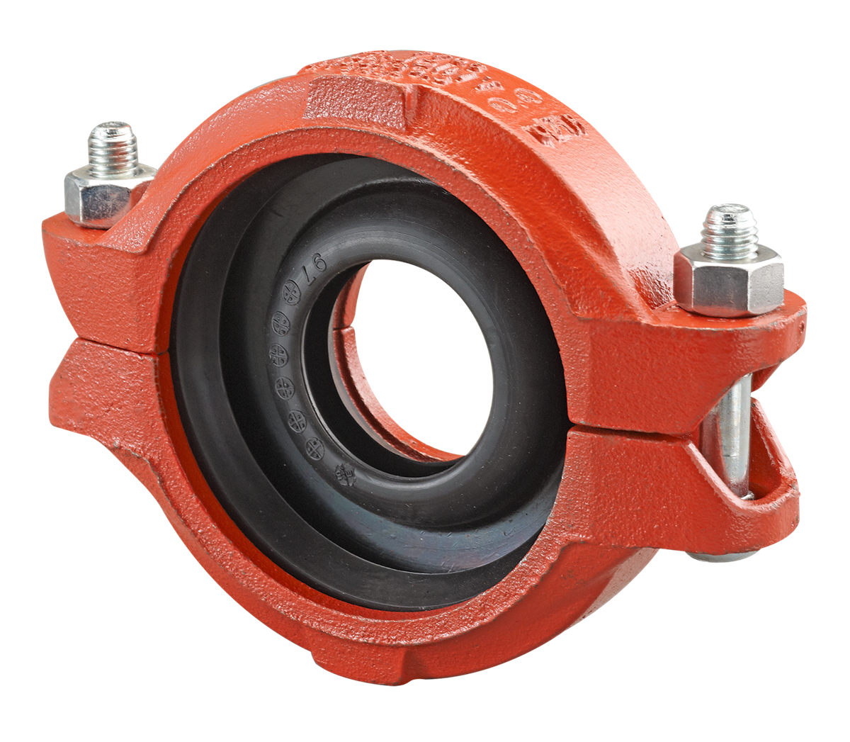 VSH Shurjoint reducing coupling FF 60.3x48.3 red ISO