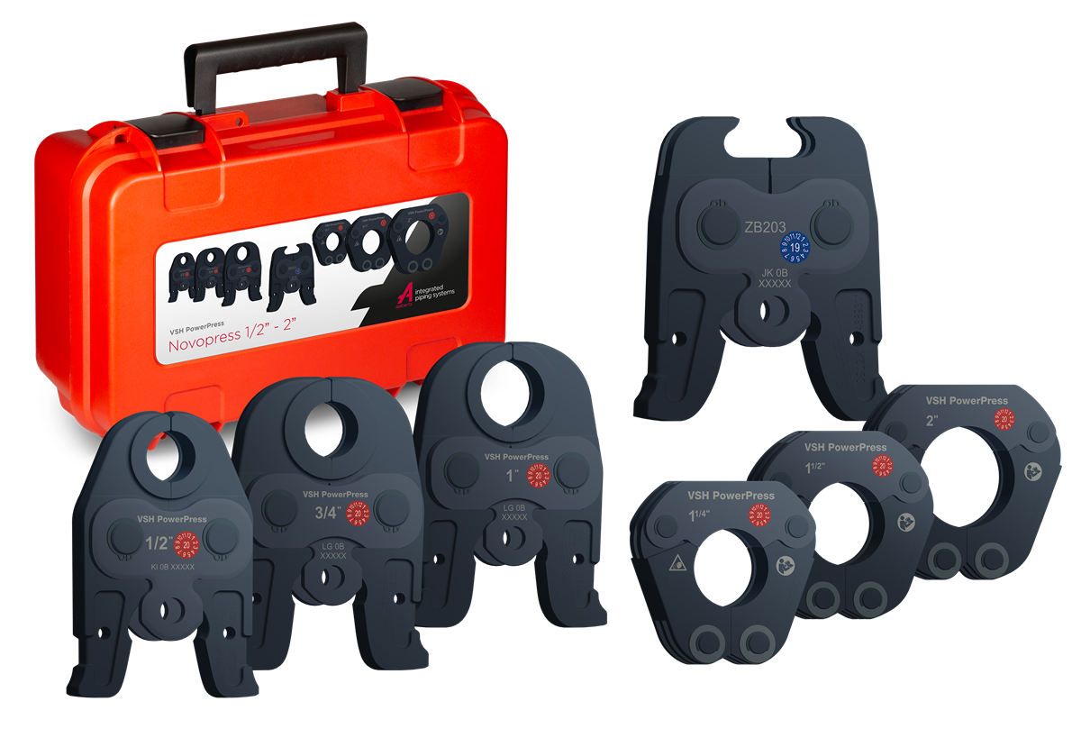 Novopress set jaws+adapt+slings DW 1/2"-2"+case