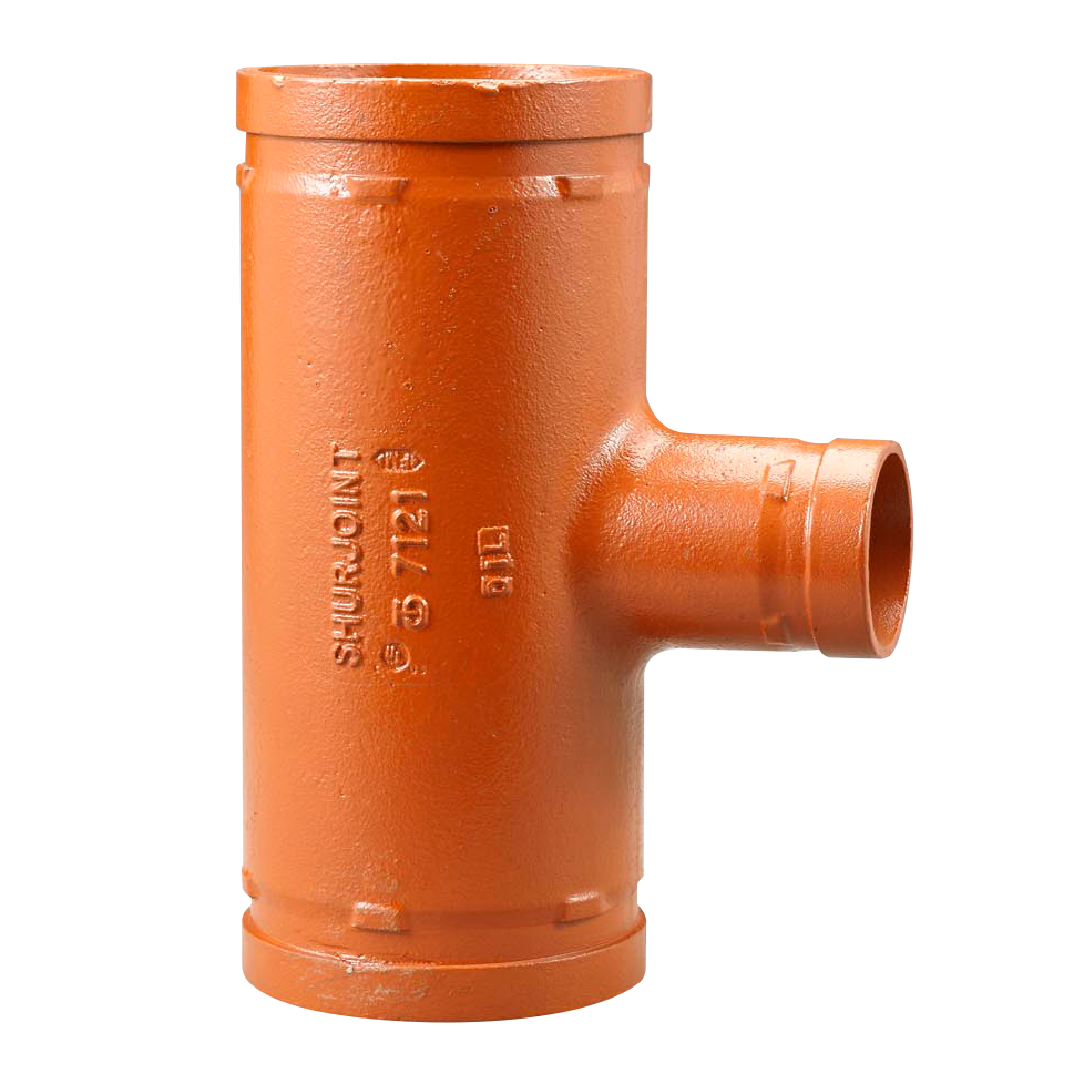 VSH Shurjoint reducing tee MMM 273x165.1x273 orange